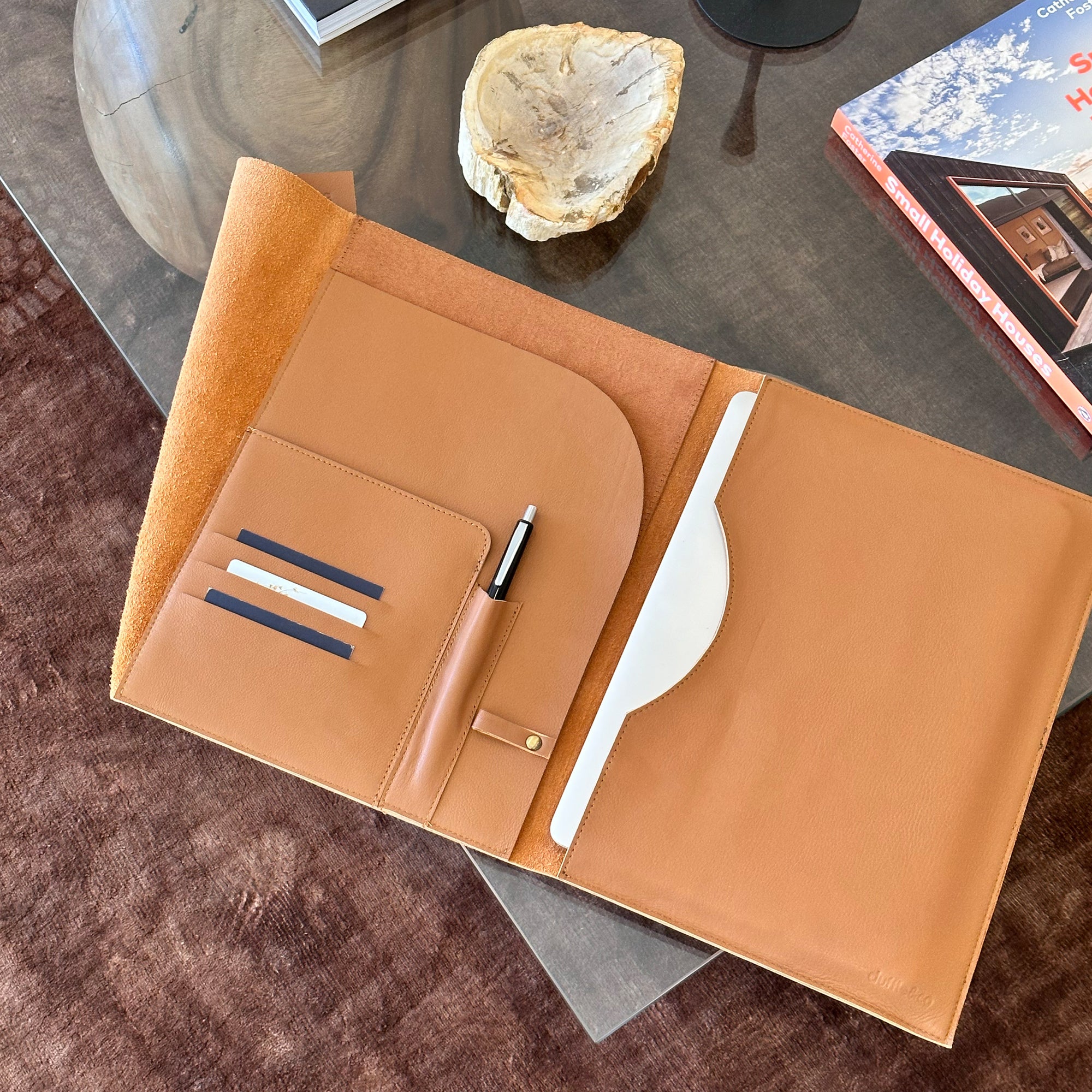 Shop A4 Leather Work Folder | Leather A4 Compendium Folder